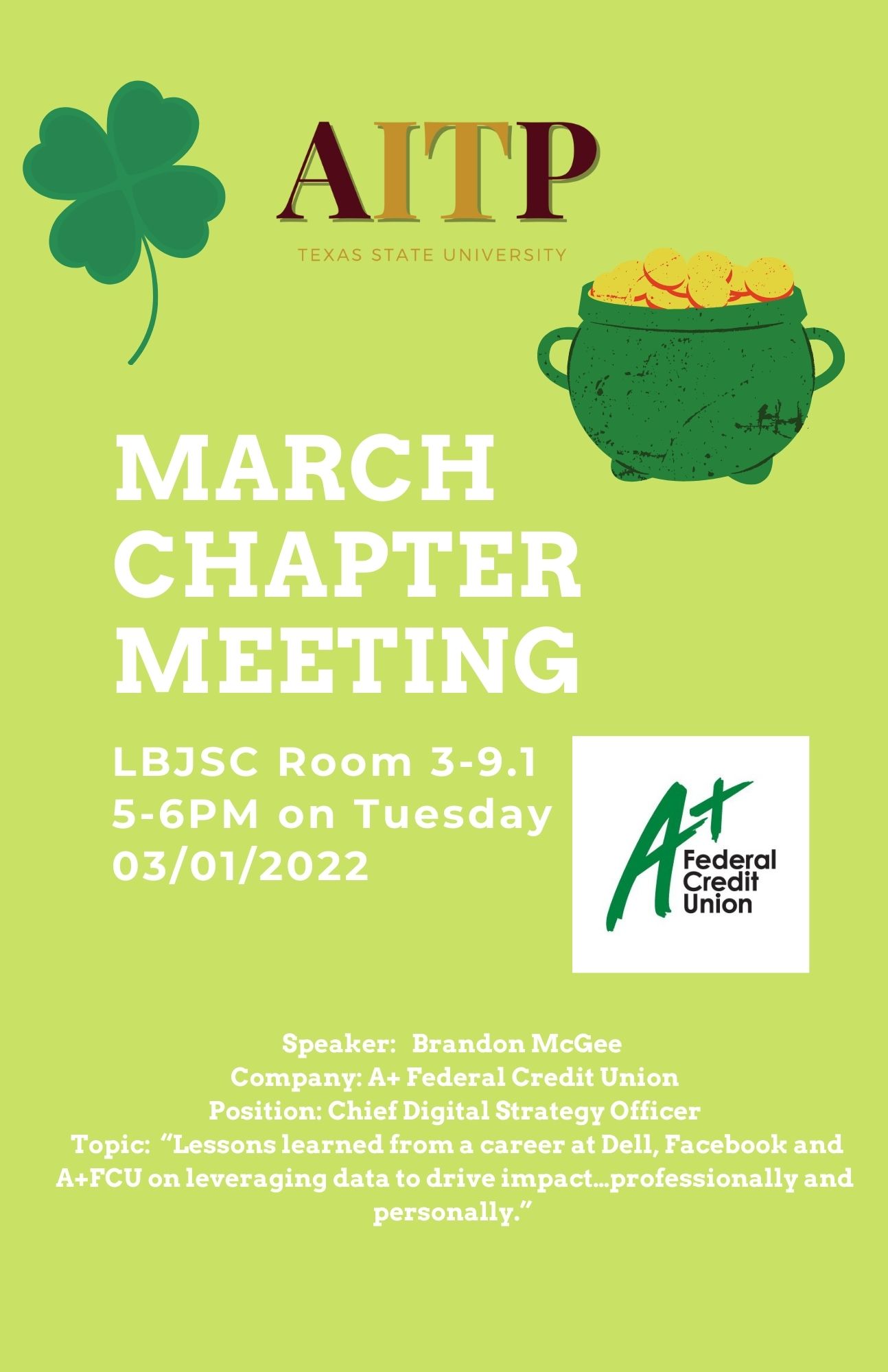 Chapter Meetings – ITSA at Texas State
